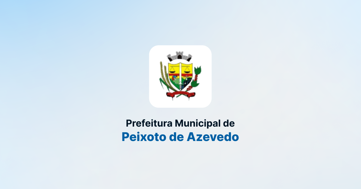 Secretaria de Fazenda e Planejamento - Prefeitura de Peixoto de Azevedo ...